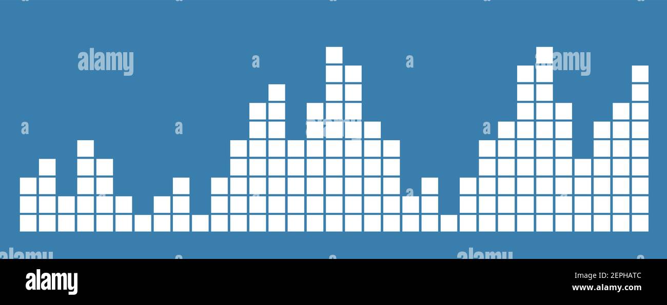 Bar chart diagram. Columns with square steps. Data chart vector ...