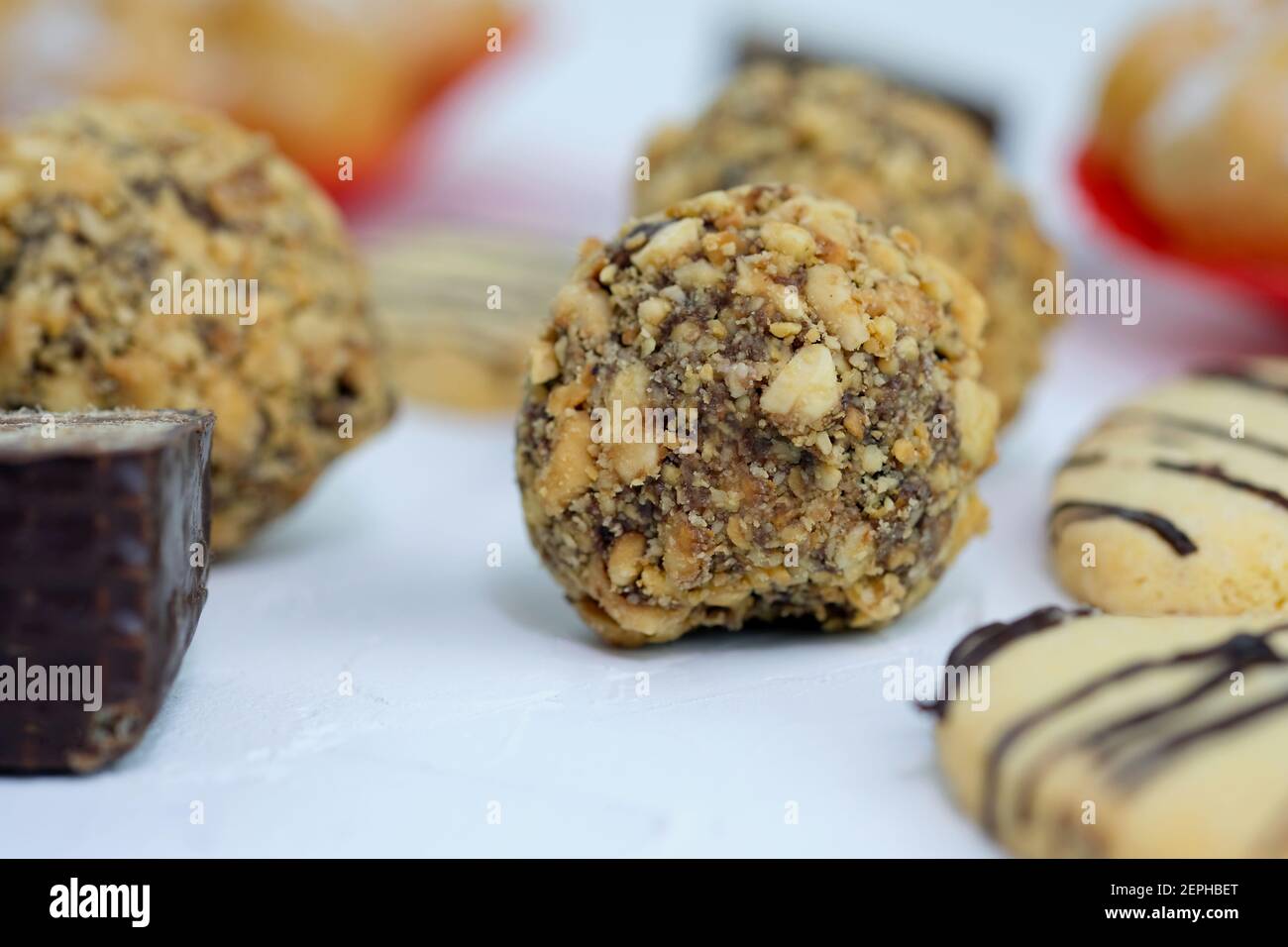 Sprinkled with peanuts hi-res stock photography and images - Alamy