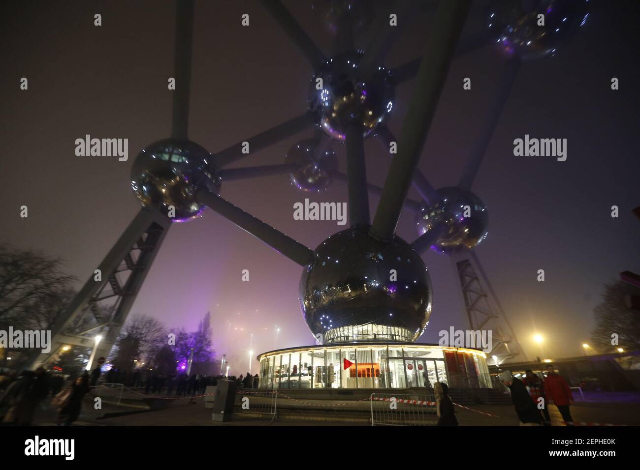ATTENTION EDITORS - EDITORIAL USE ONLY - PICTURE OF ATOMIUM NOT TO BE ...