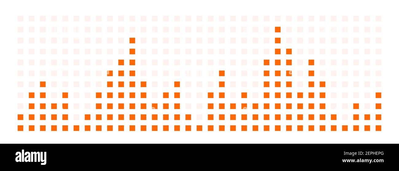 Bar chart diagram. Columns with square steps. Data chart vector ...