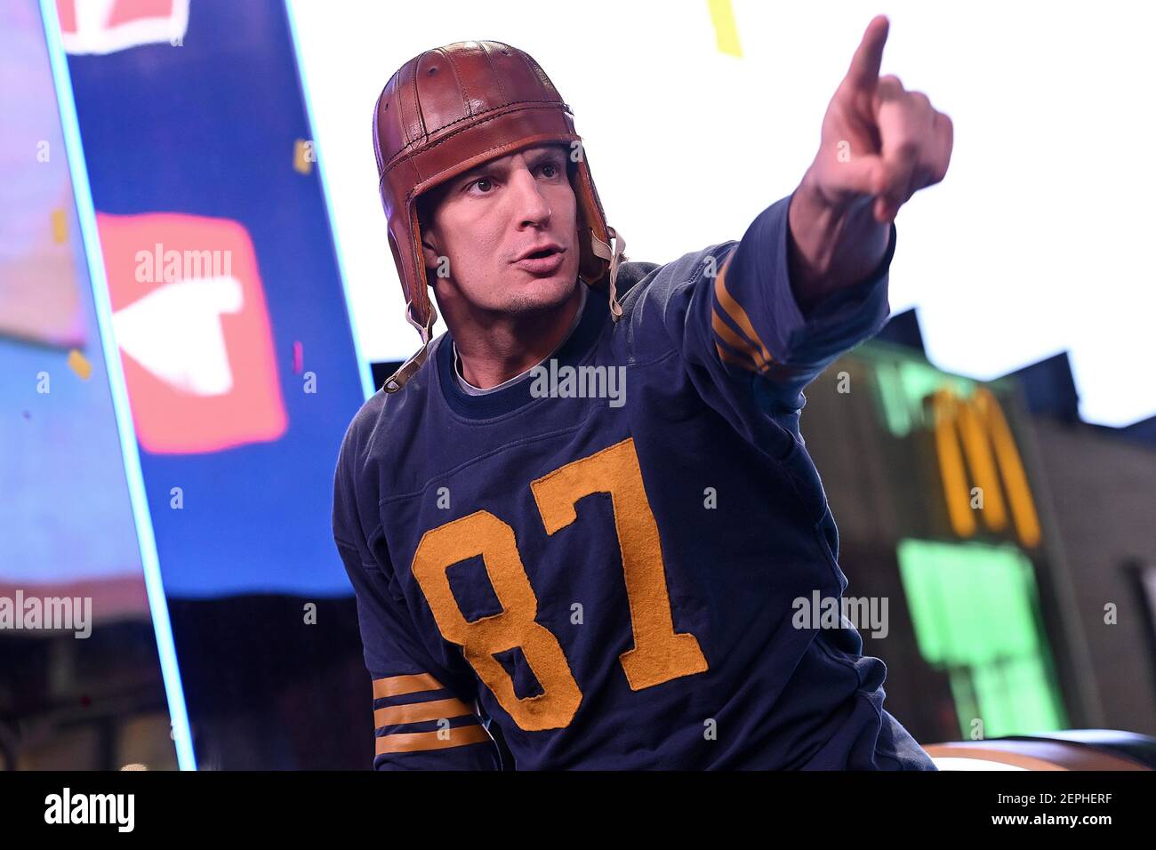 NEW YORK CITY - DECEMBER 31: Rob Gronkowski appears on FOX’S NEW YEAR’S ...