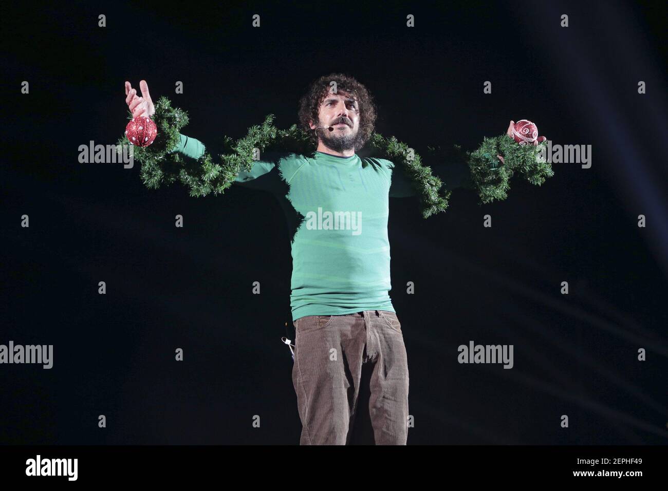 (12/31/2019) Rome 2020 party at the Circus Maximus. Andrea Rivera con ...