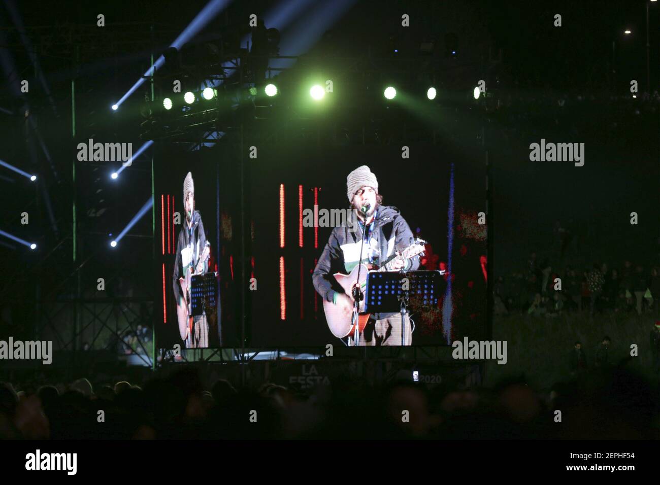(12/31/2019) Rome 2020 party at the Circus Maximus. Andrea Rivera. Rome ...