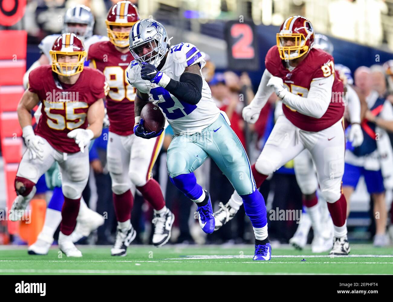 December 29th, 2019:.Dallas Cowboys running back Ezekiel Elliott (21 ...