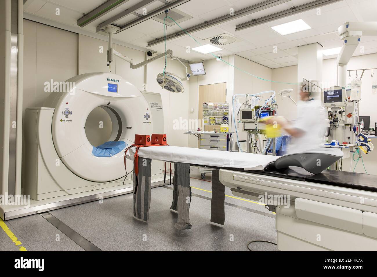 Hospital First aid detachment, SER. Siemens definition as CT scan ...