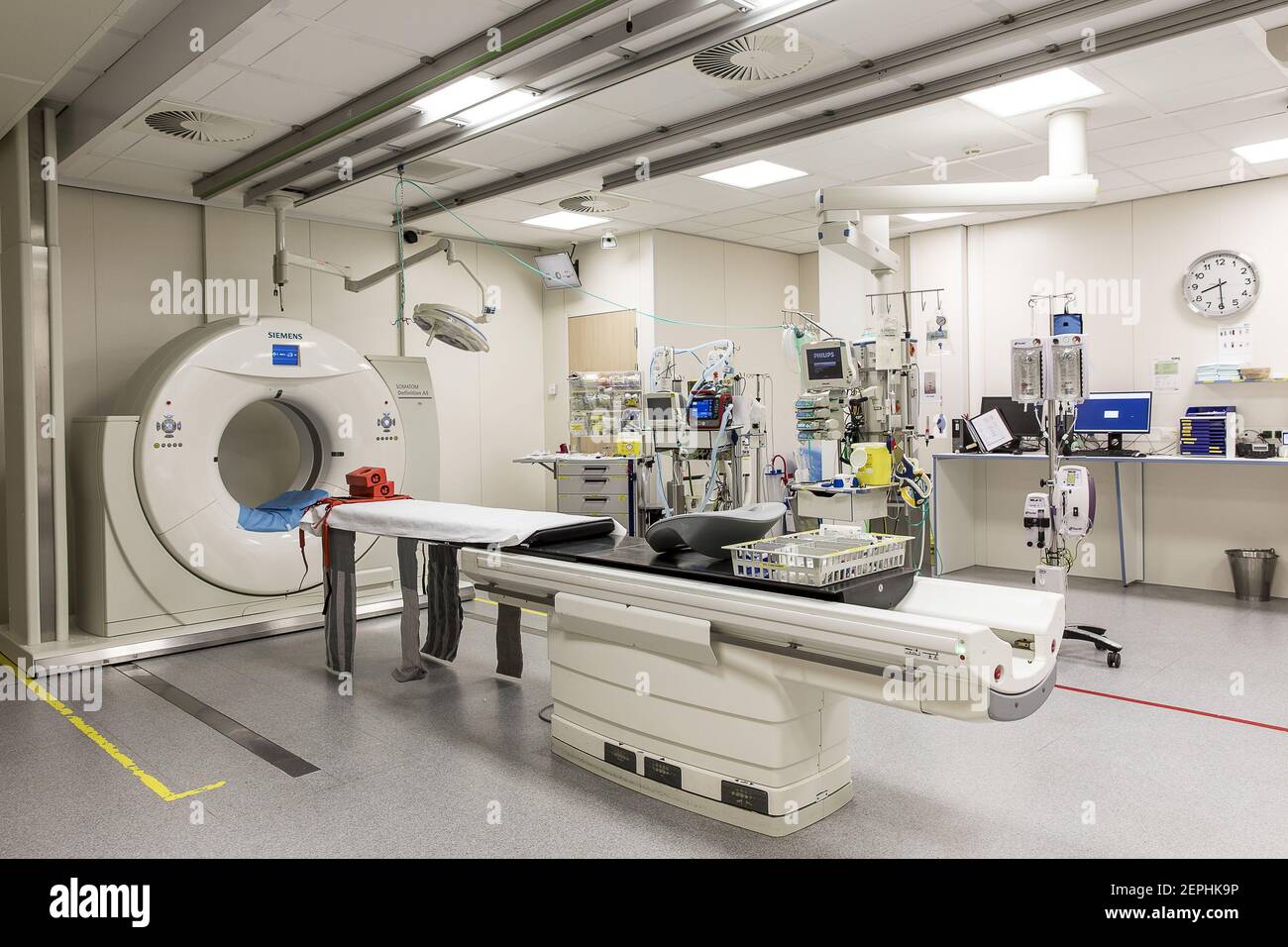 Hospital First aid detachment, SER. Siemens definition as CT scan ...