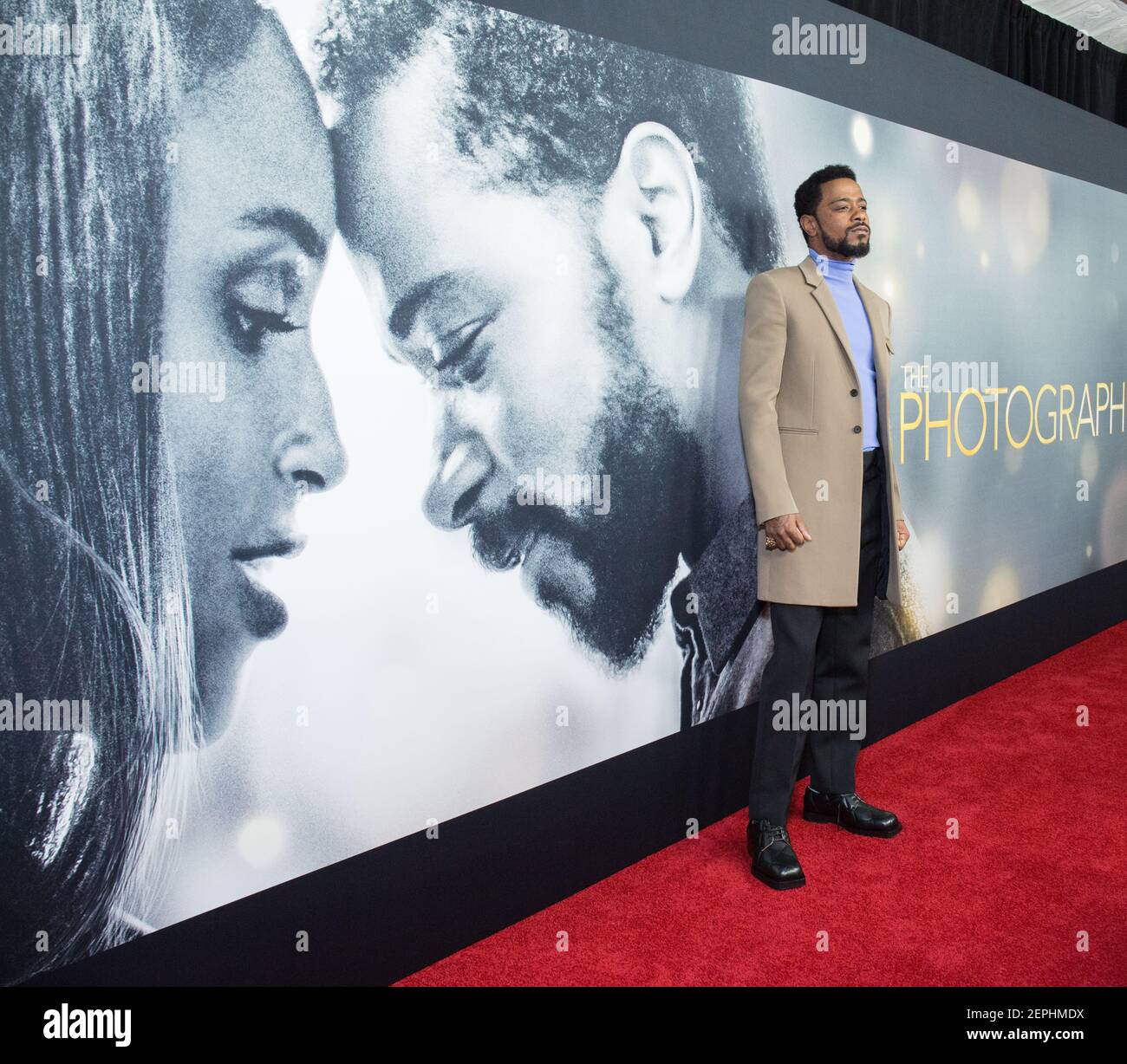 Actor Lakeith Stanfield attends "The Photograph" World Premiere at SVA ...