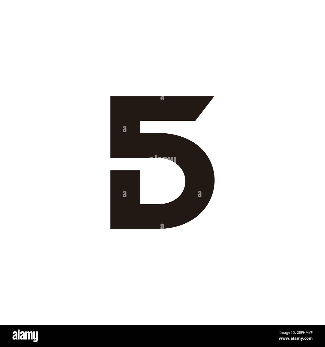 Five letters Stock Vector Images - Alamy