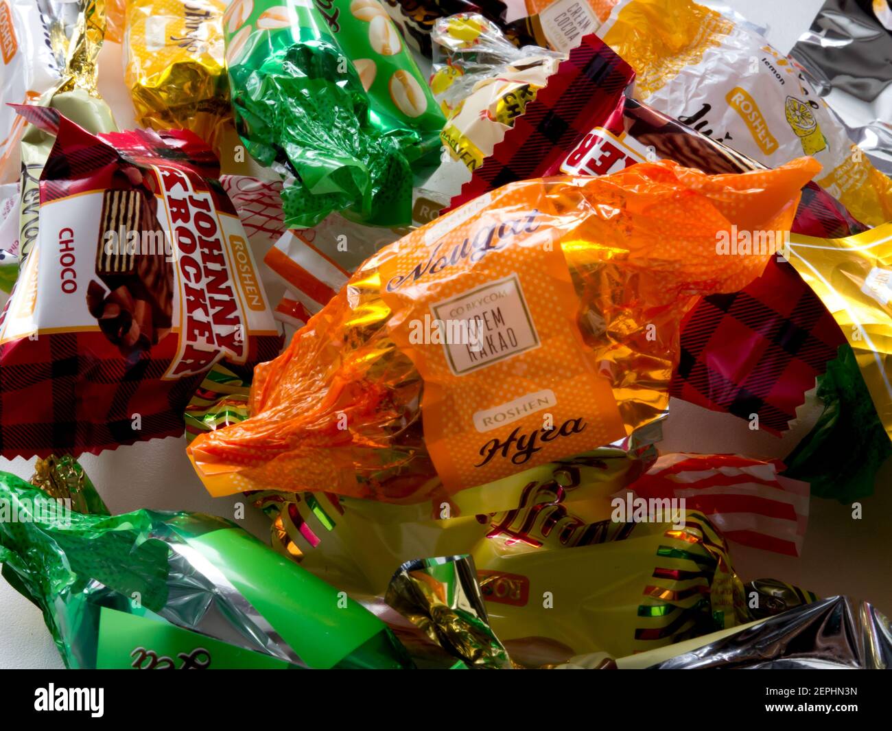 Candy Wrappers Trash