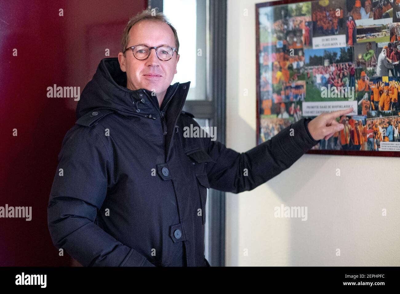 HARDENBERG, 14-12-2019, Edwin Evers portrait by football match HHC ...