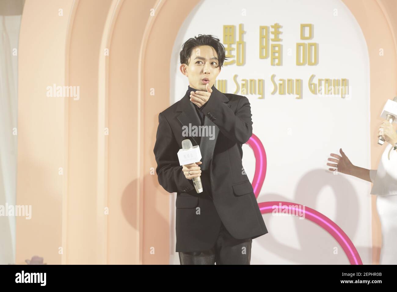 **TAIWAN OUT**--FILE--Taiwanese singer Yoga Lin shows up at a ...