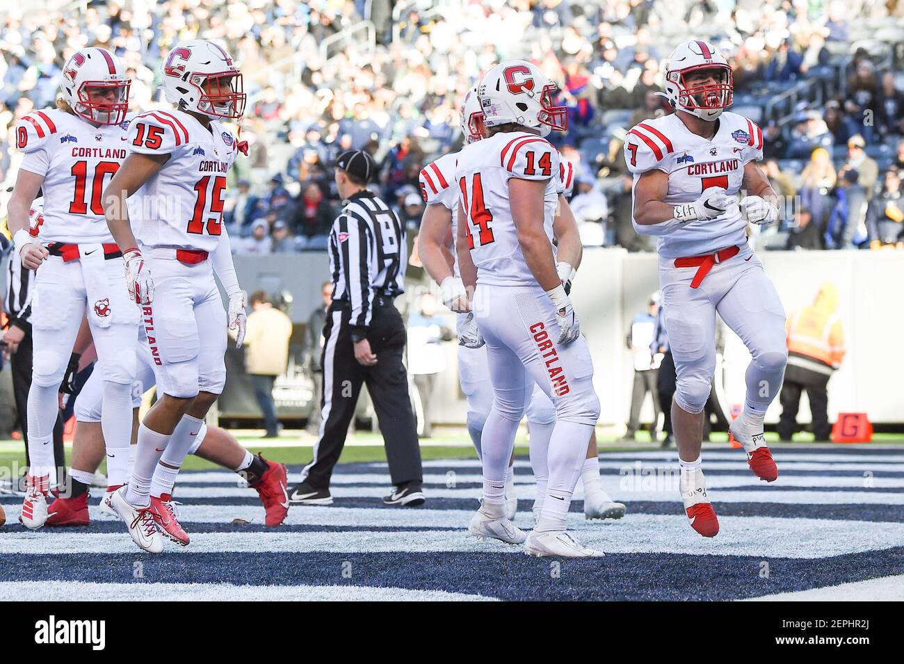 November 16, 2019: Cortland Red Dragons running back Zach Tripodi #7 ...