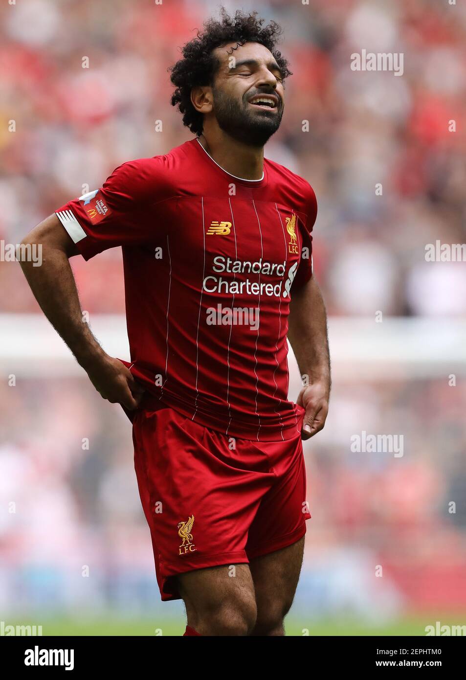 Mohamed Salah of Liverpool is seen during the FA Community Shield match ...