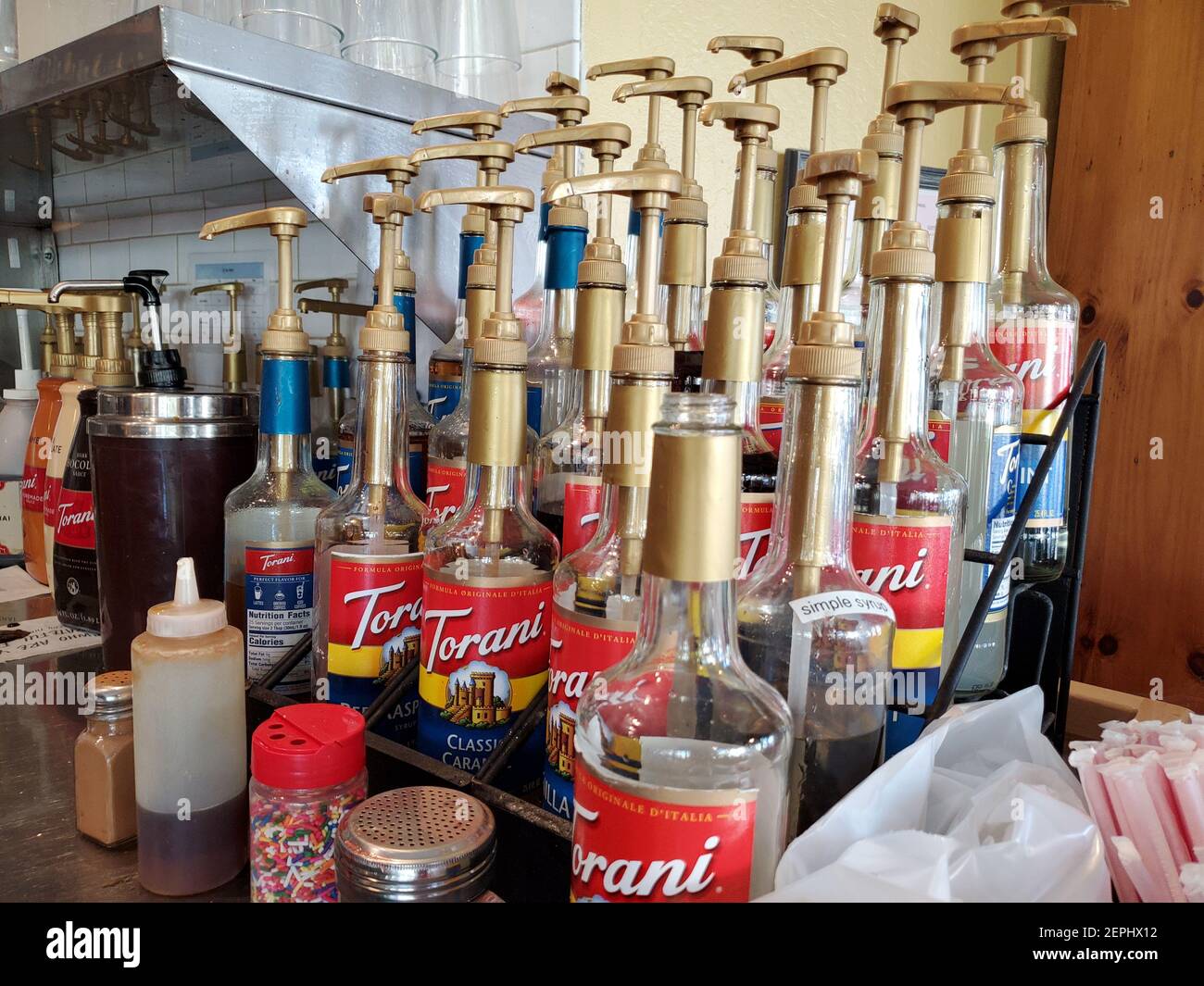Torani syrup hi-res stock photography and images - Alamy