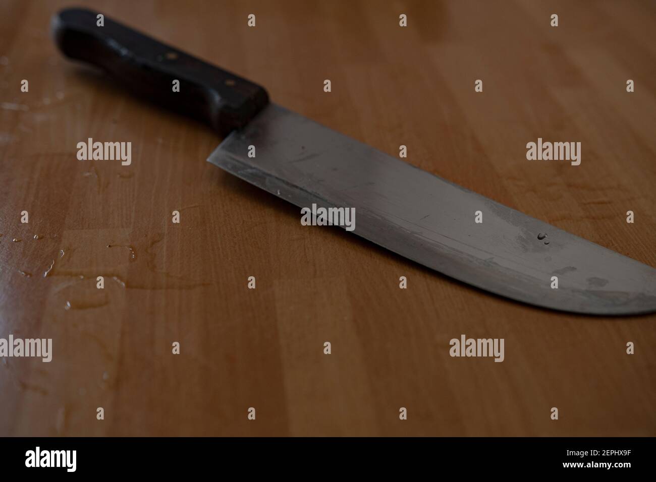 Wooden chef knife and object hi-res stock photography and images - Alamy