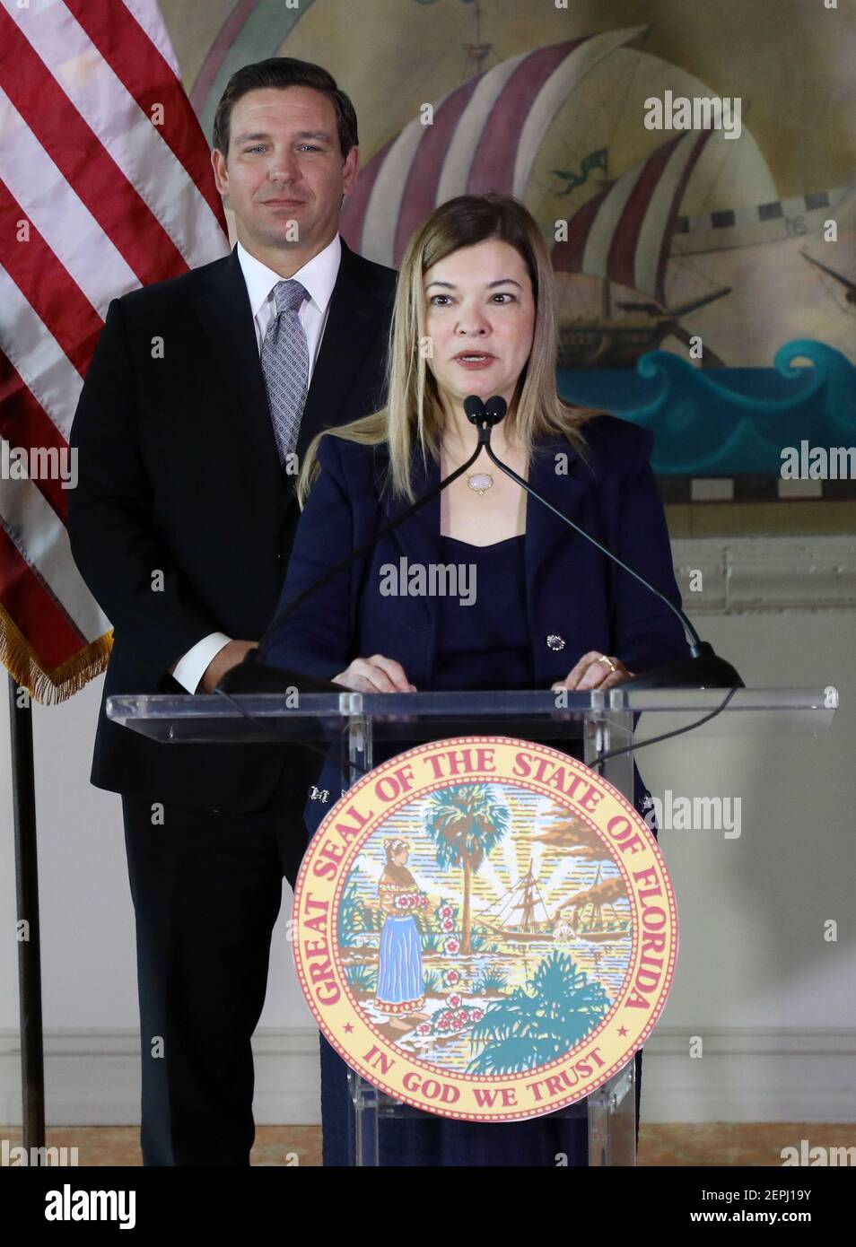 MIAMI, FL 1 JAN 9: Barbara Lagoa American attorney and jurist serving ...