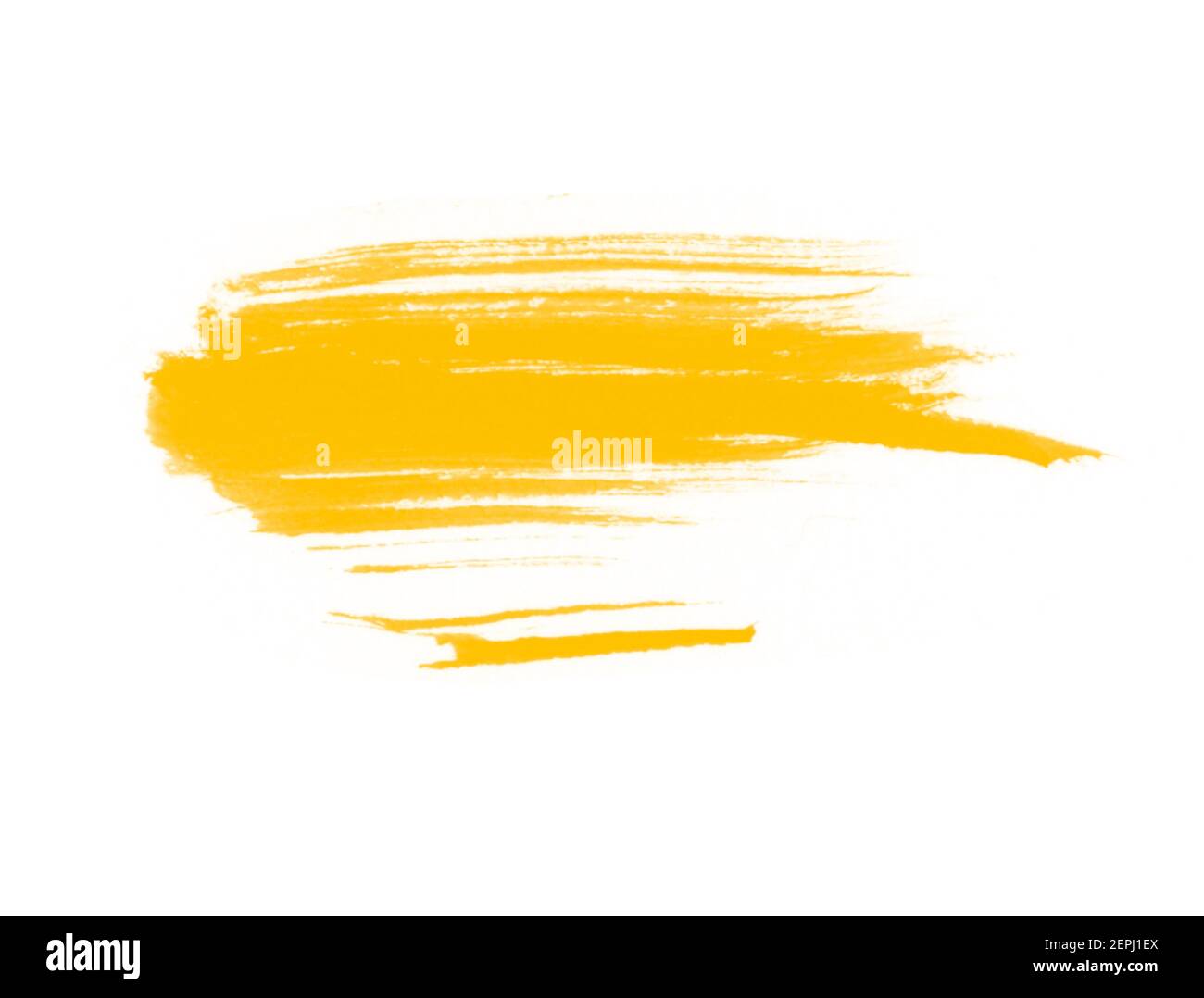 Yellow paint line brush background Stock Photo - Alamy