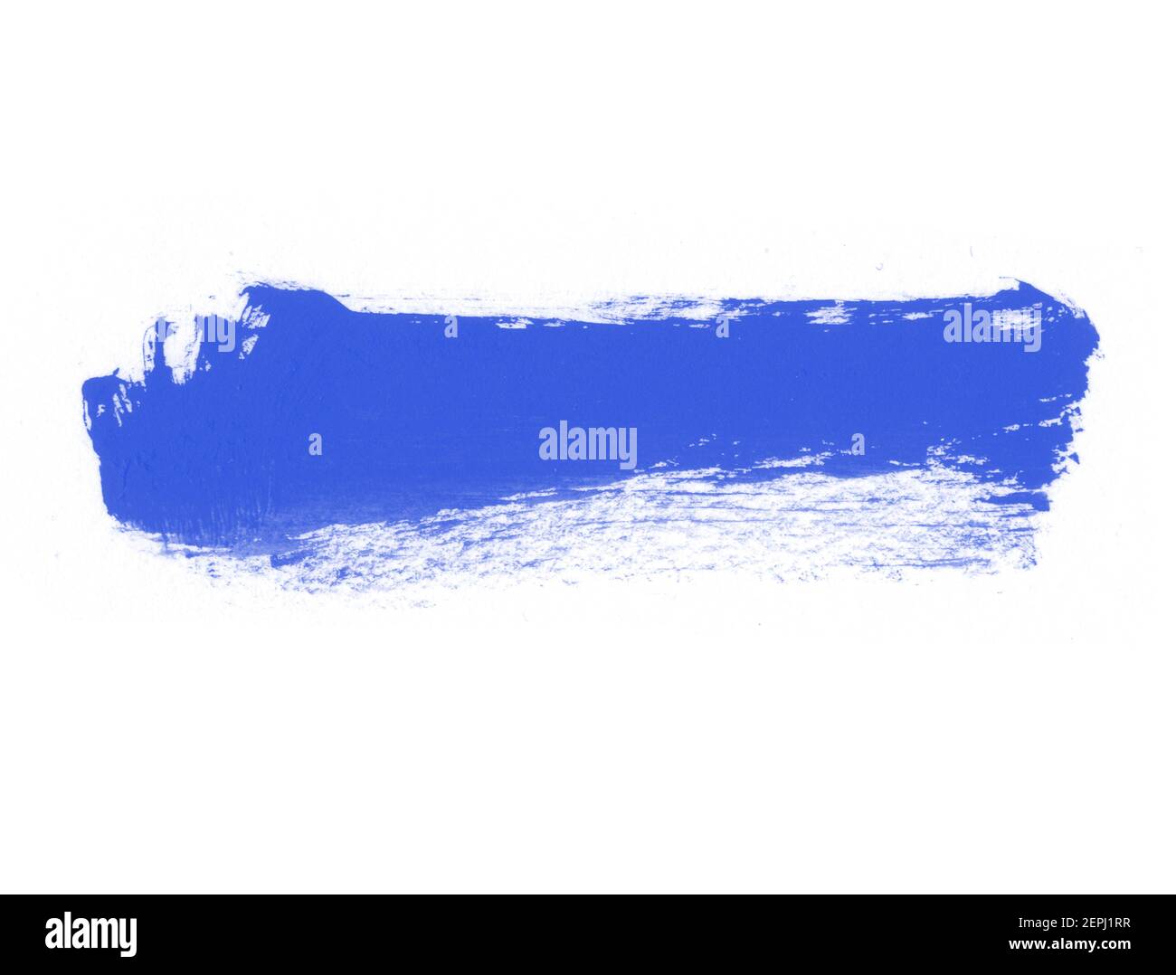Blue paint stroke brush background Stock Photo - Alamy