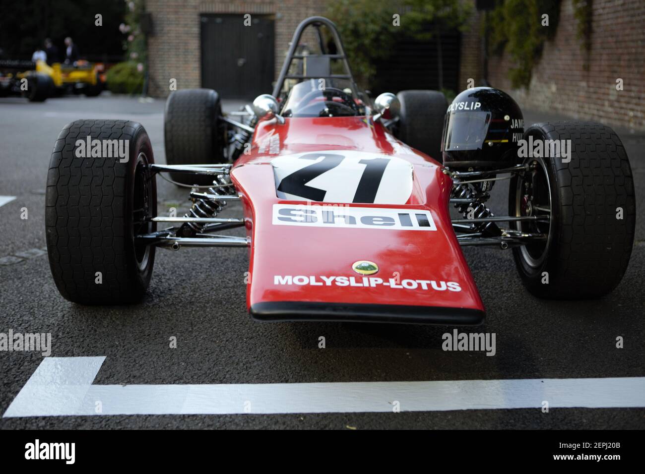 The James Hunt Fondation F3 Lotus 59 is displayed during the 2019 Grand ...