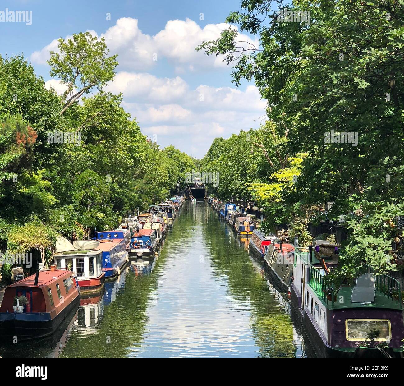 London Little Venice - Grand Union Canal Stock Photo - Alamy