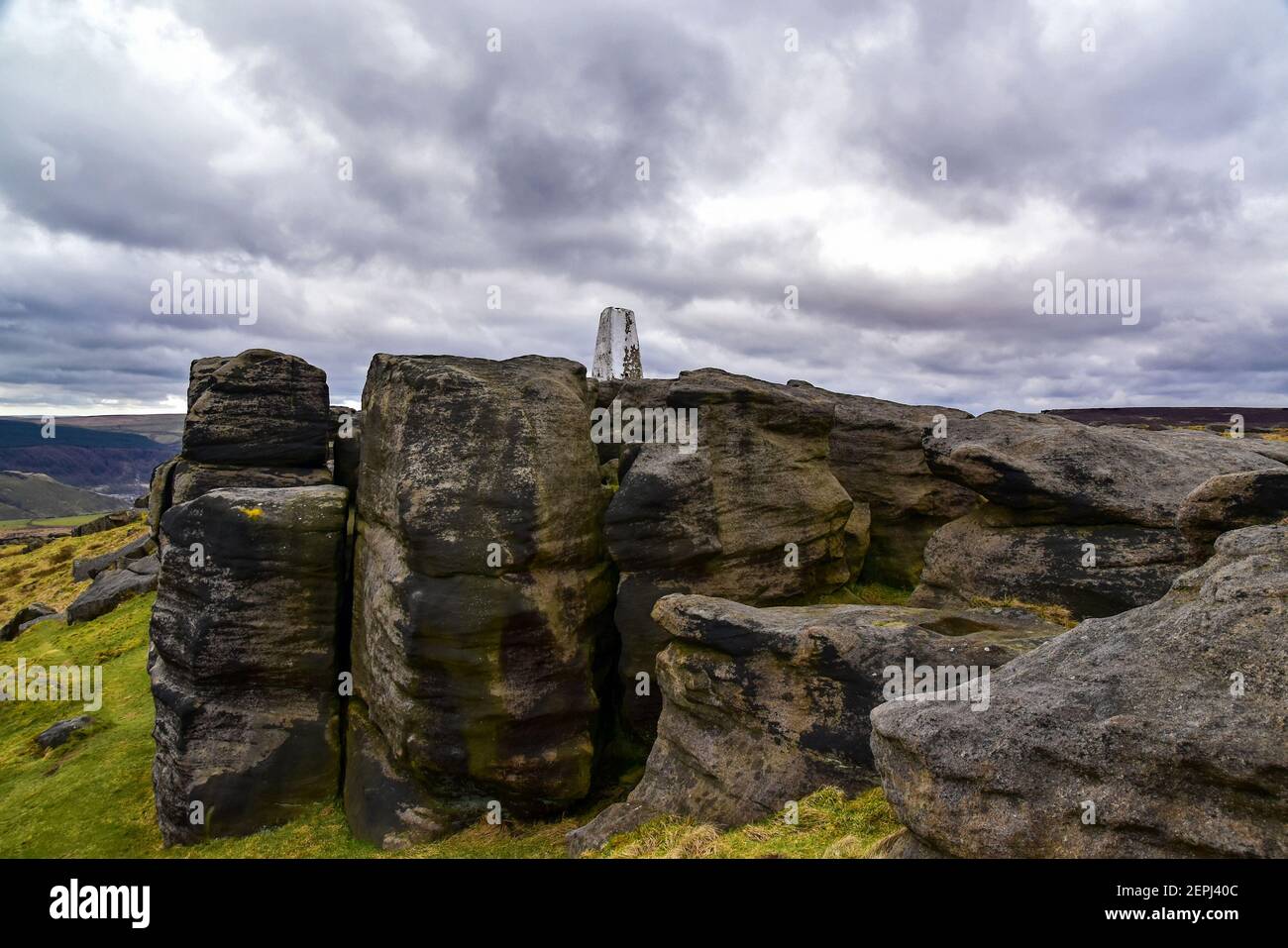 Rock trig hi-res stock photography and images - Alamy