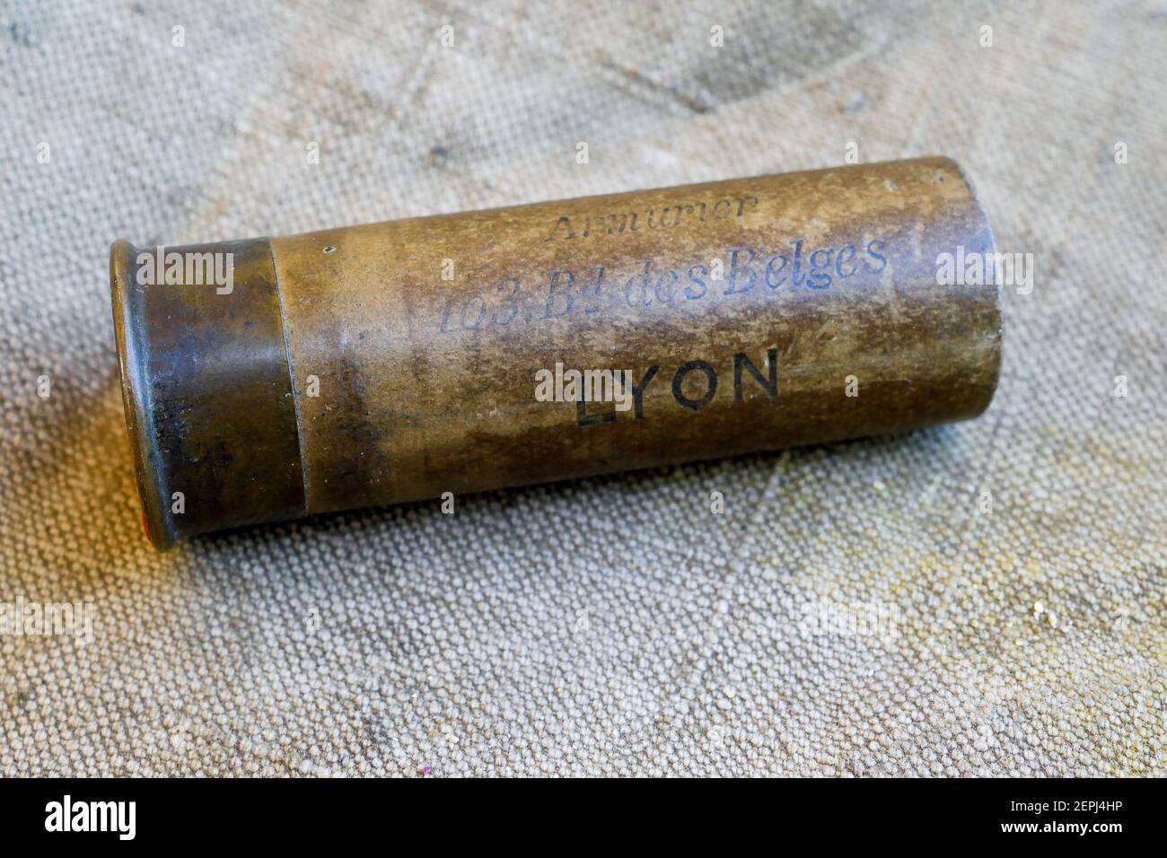 Vintage shotgun cartridge, France Stock Photo - Alamy