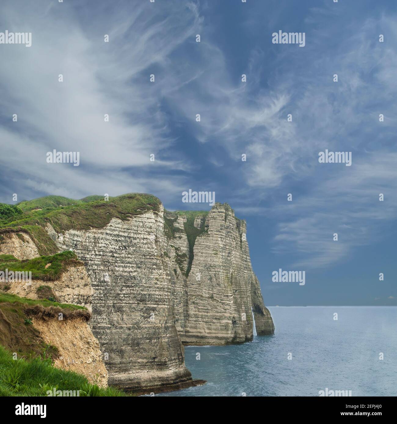 Arches at etretat in normandy hi-res stock photography and images - Alamy