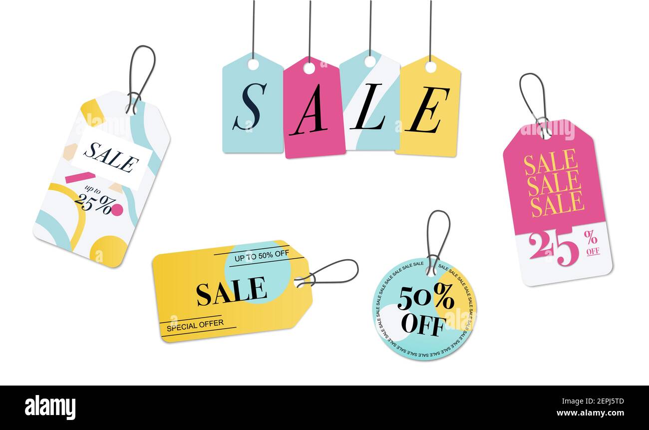 Price signs store Stock Vector Images - Alamy