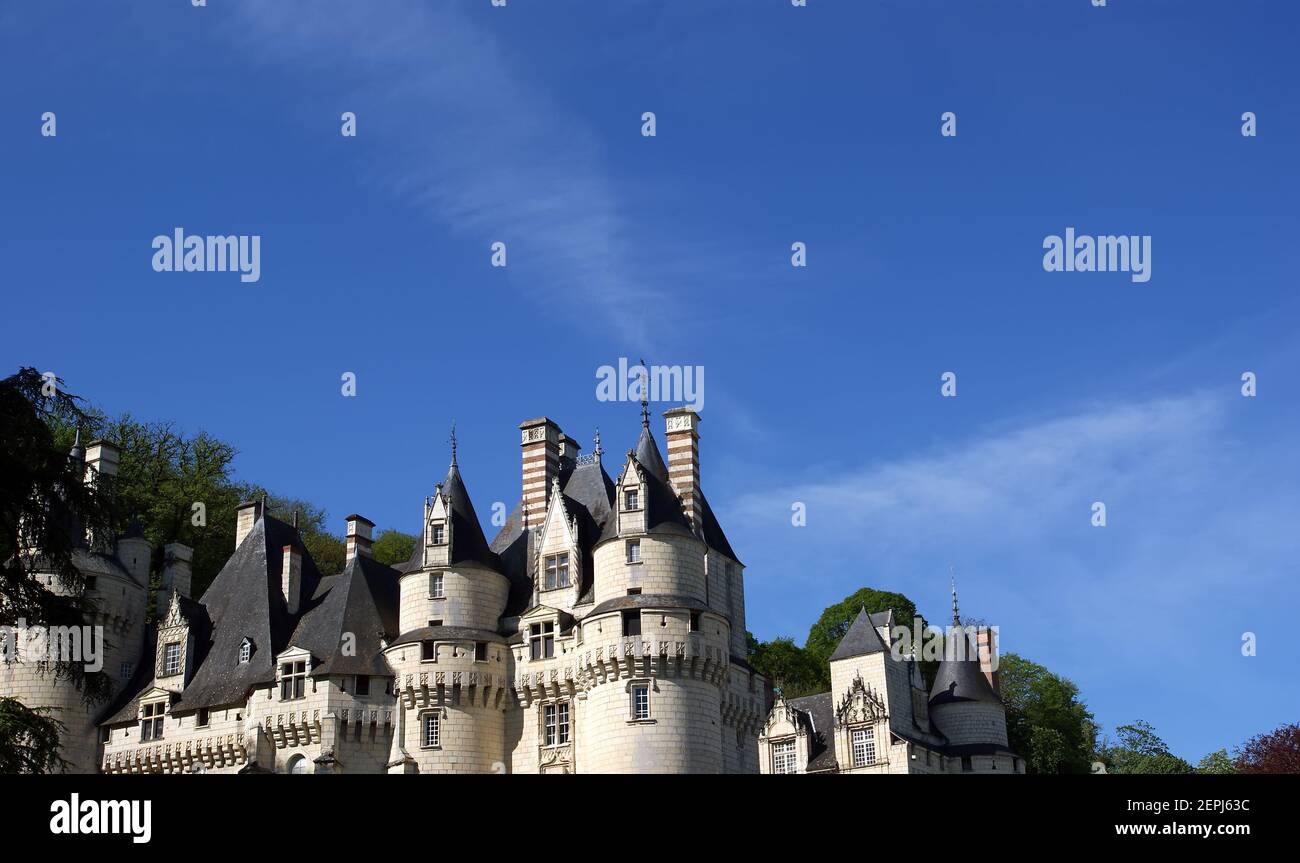 Usse Castle, Loire Valley, France --also known as Sleeping Beauty ...