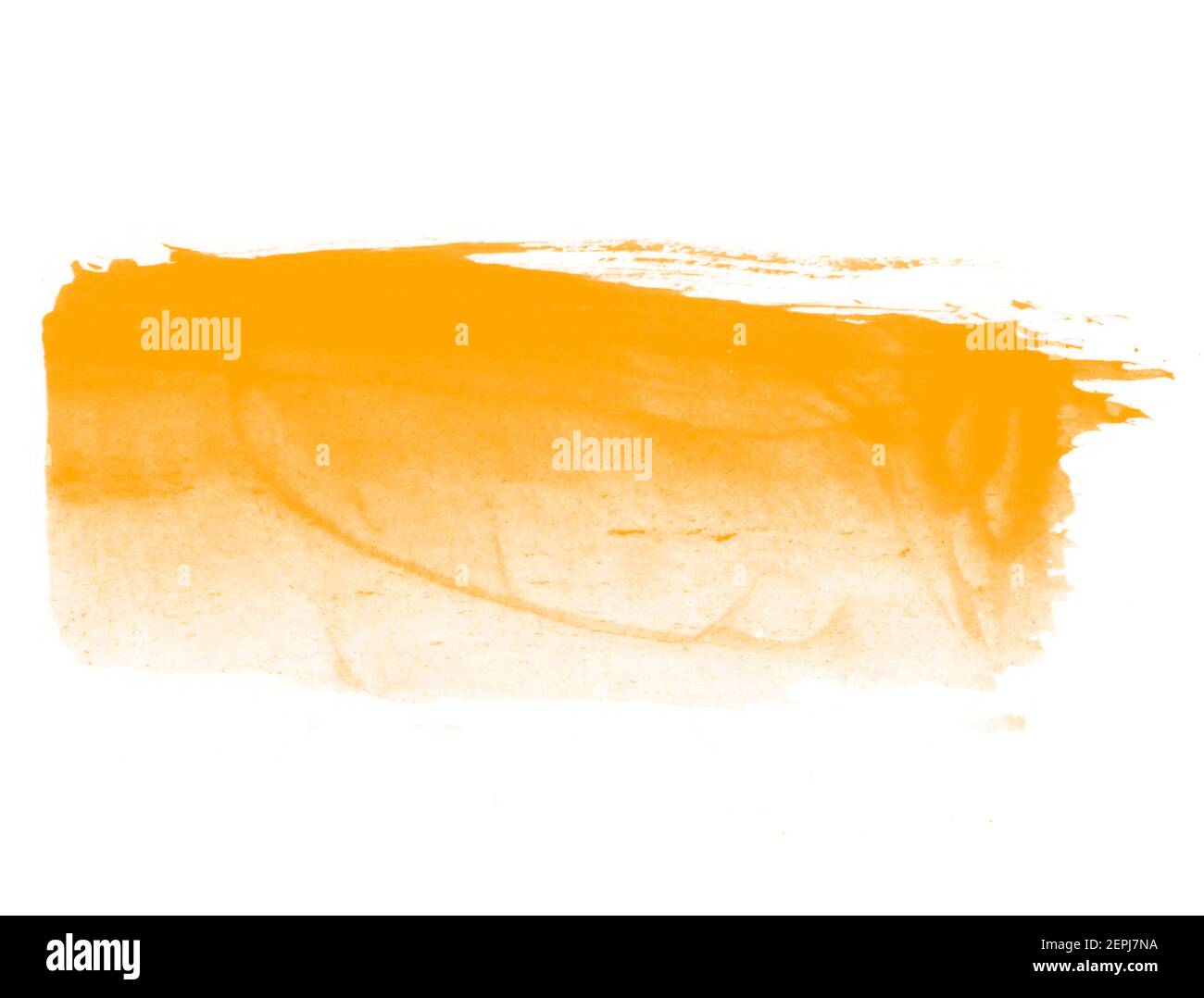 Yellow paint stroke brush backdrop Stock Photo - Alamy