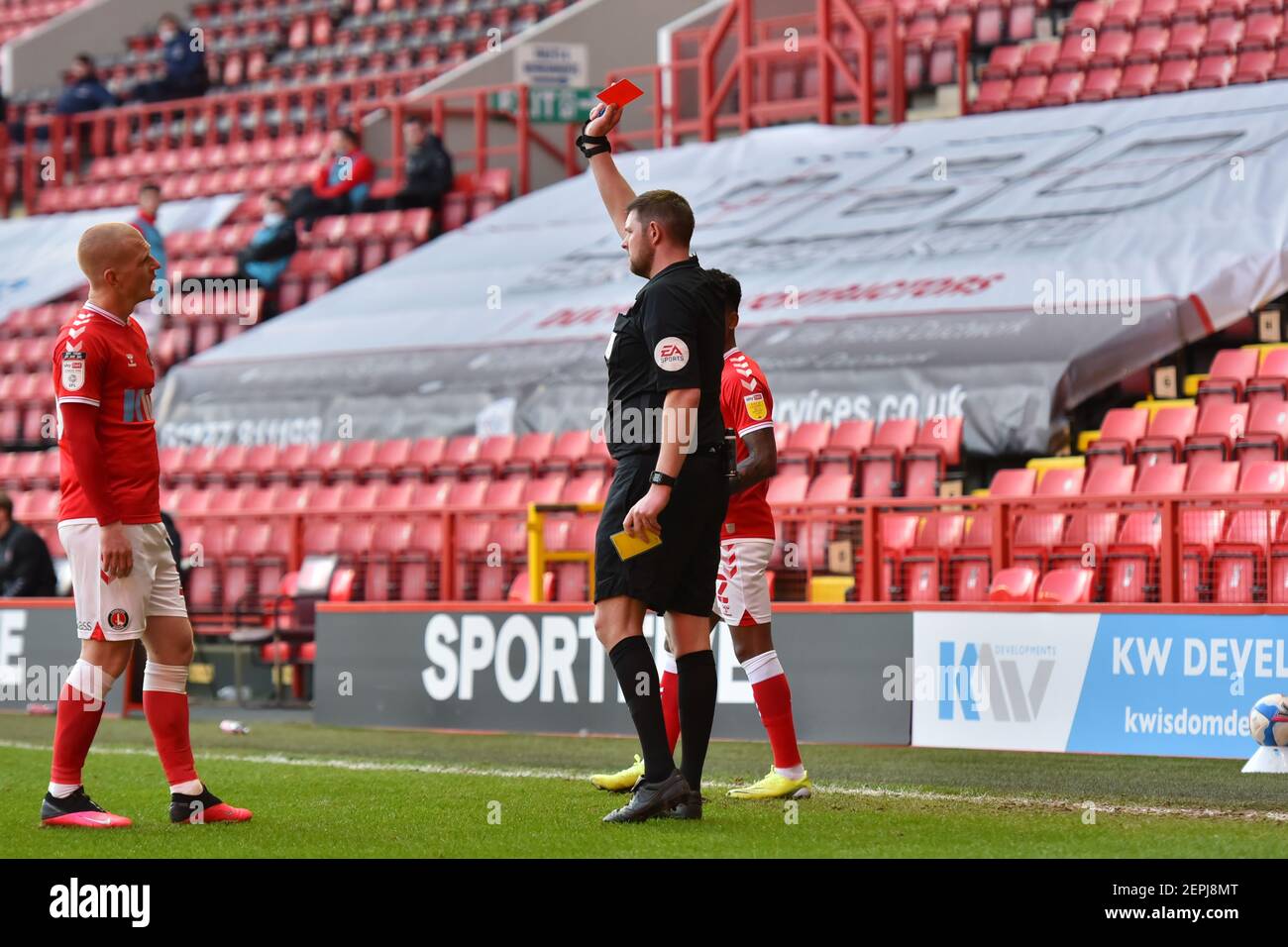 Referee brett huxtable hi-res stock photography and images - Alamy