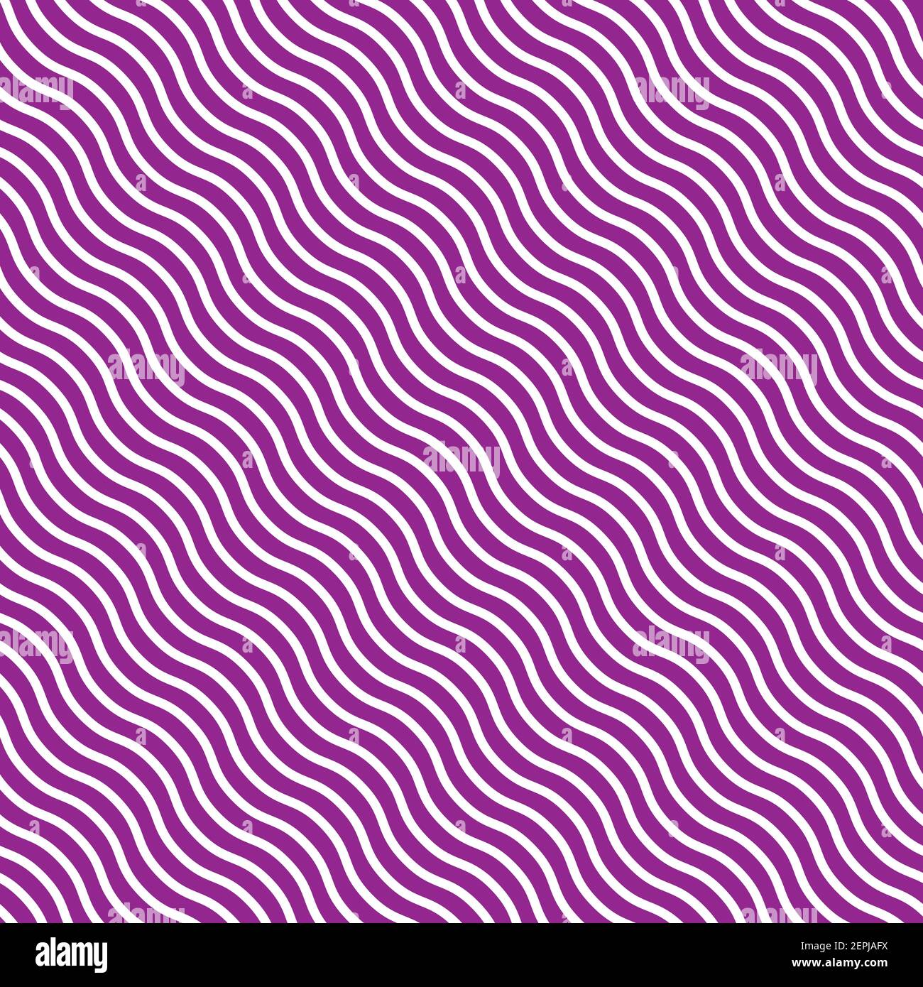 Opt art wavy lines in purple violet color vector pattern for print gift ...