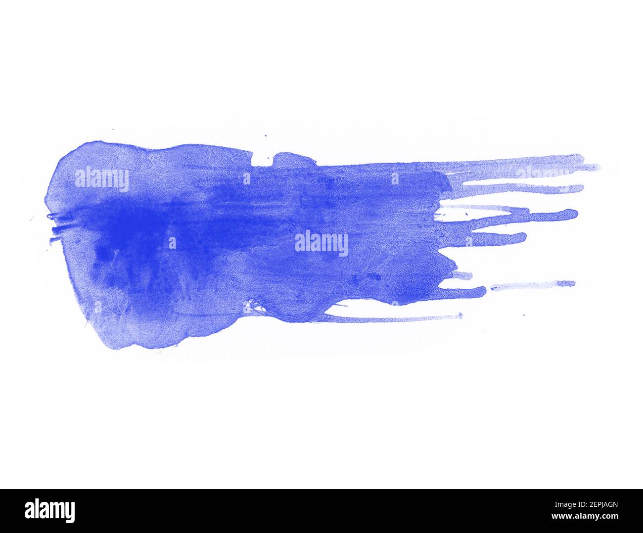 Abstract smear brush background. Blue paint brushes for painting Stock ...