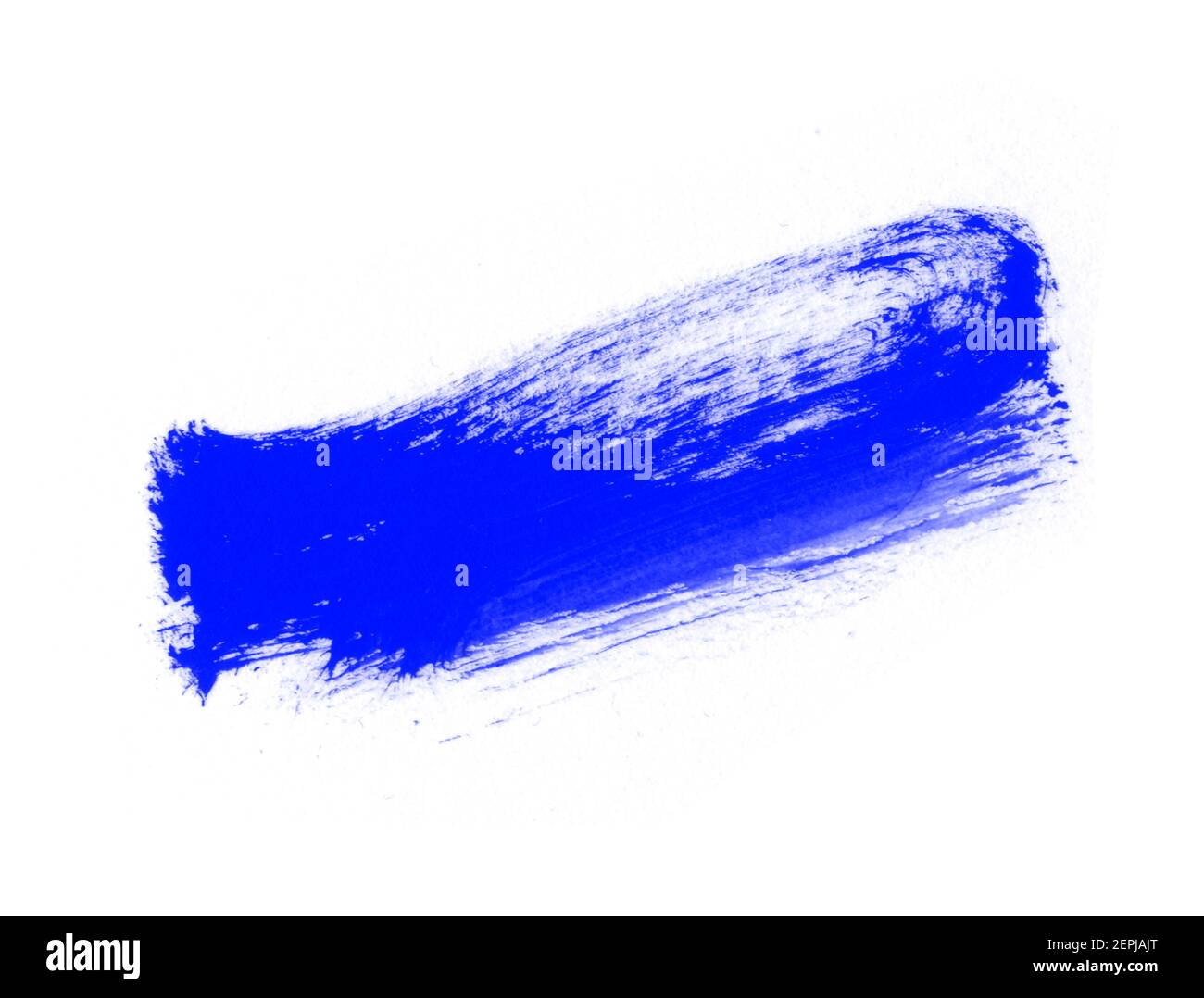 Beautiful abstract smear brush. Blue paint brushes for painting Stock ...