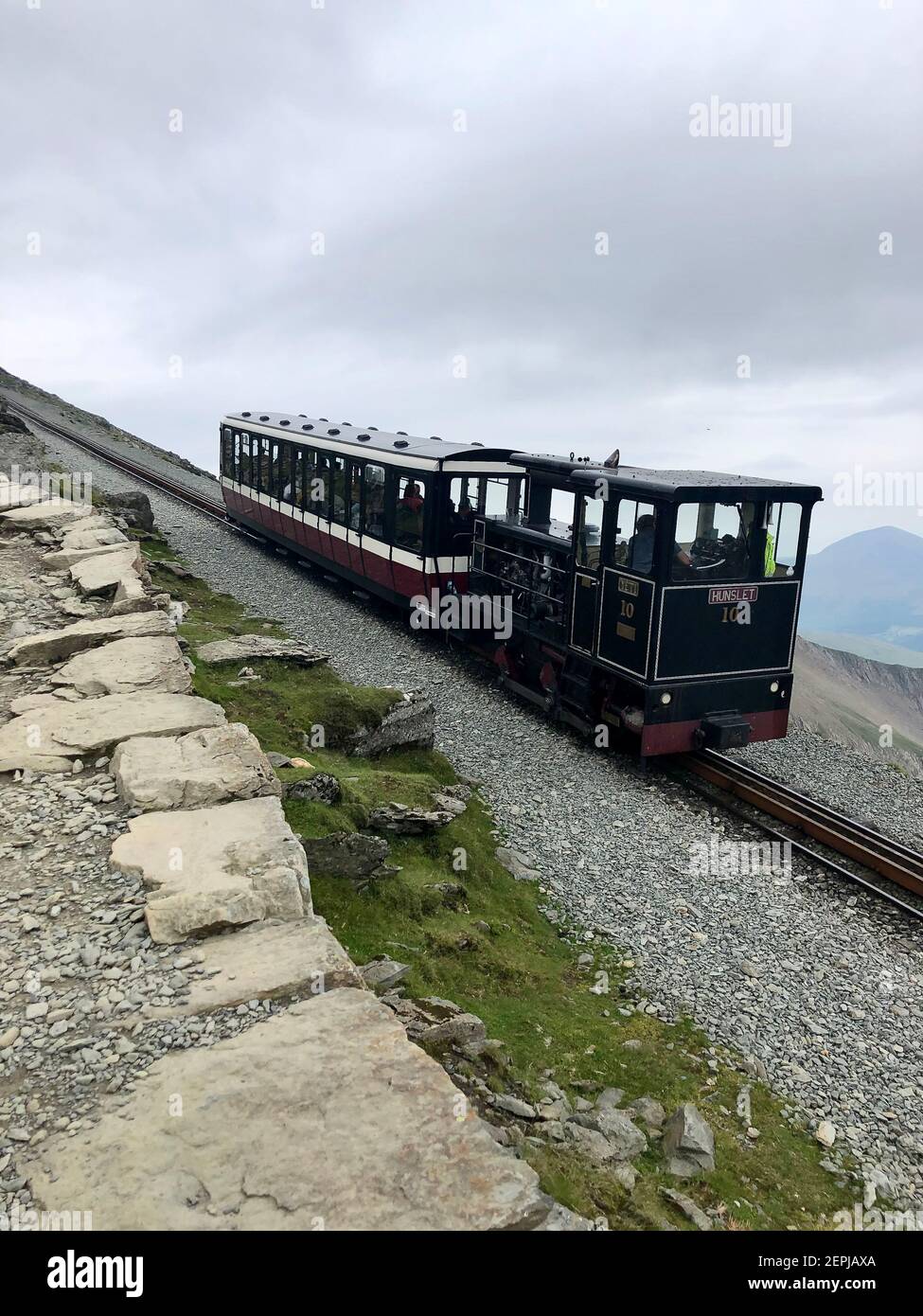 Mount Snowdon Railway Stock Photo - Alamy