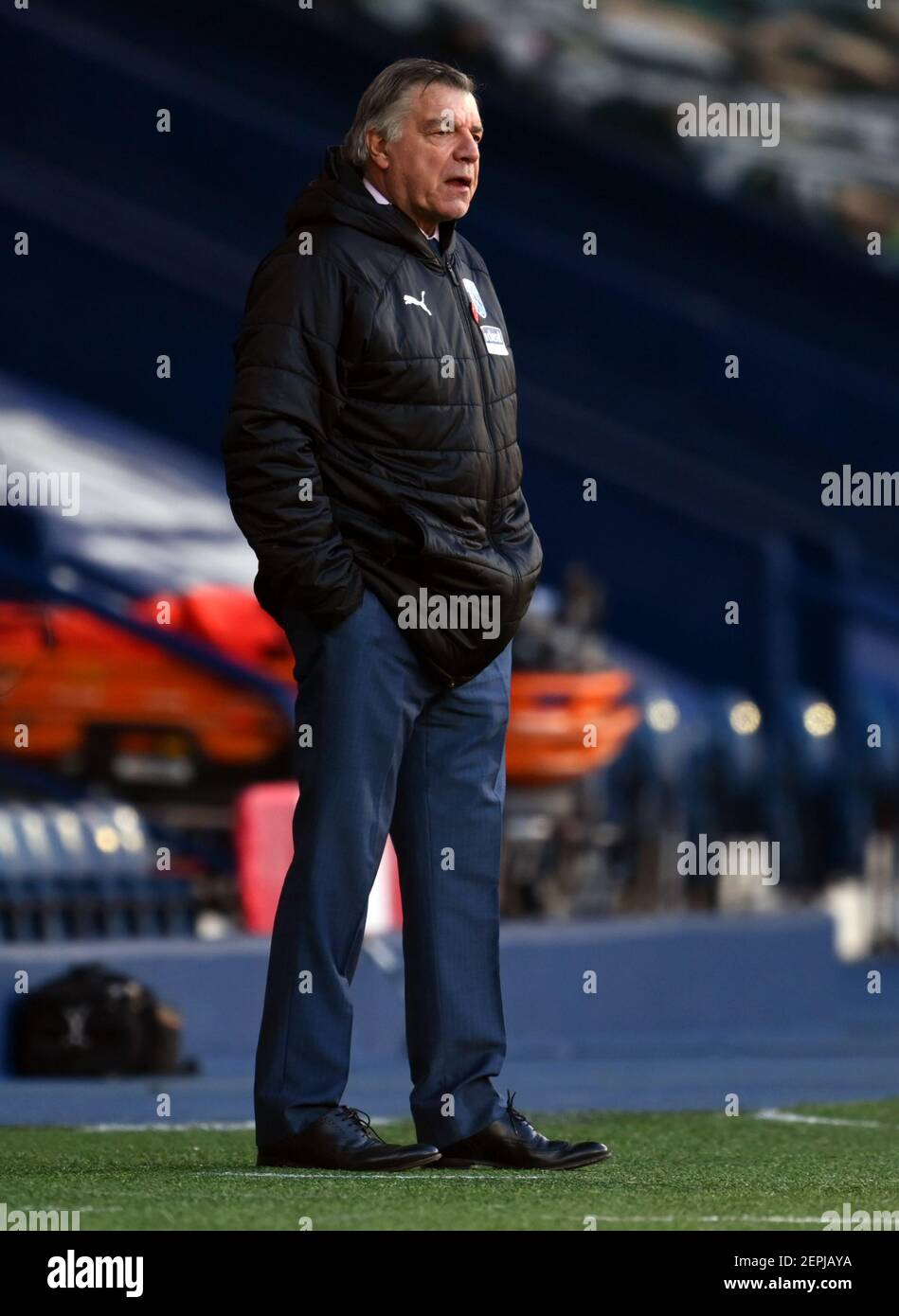 West Bromwich Albion manager Sam Allardyce during the Premier League ...