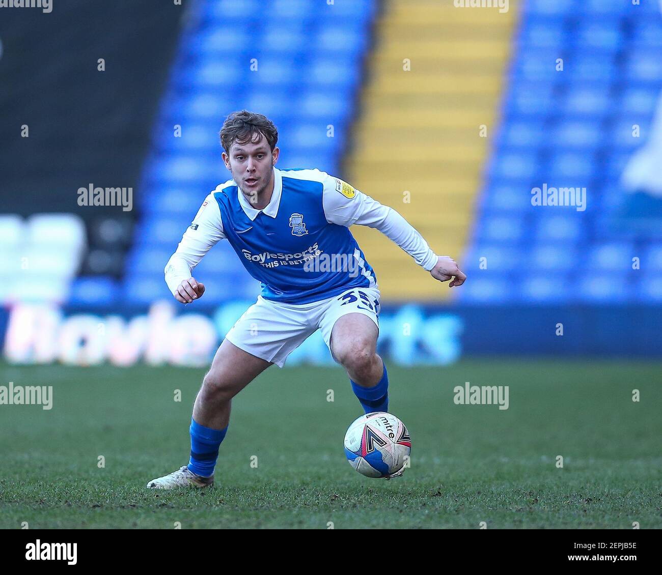 Birmingham, UK. 27th Feb, 2021. Alen Halilovic #35 of Birmingham City ...