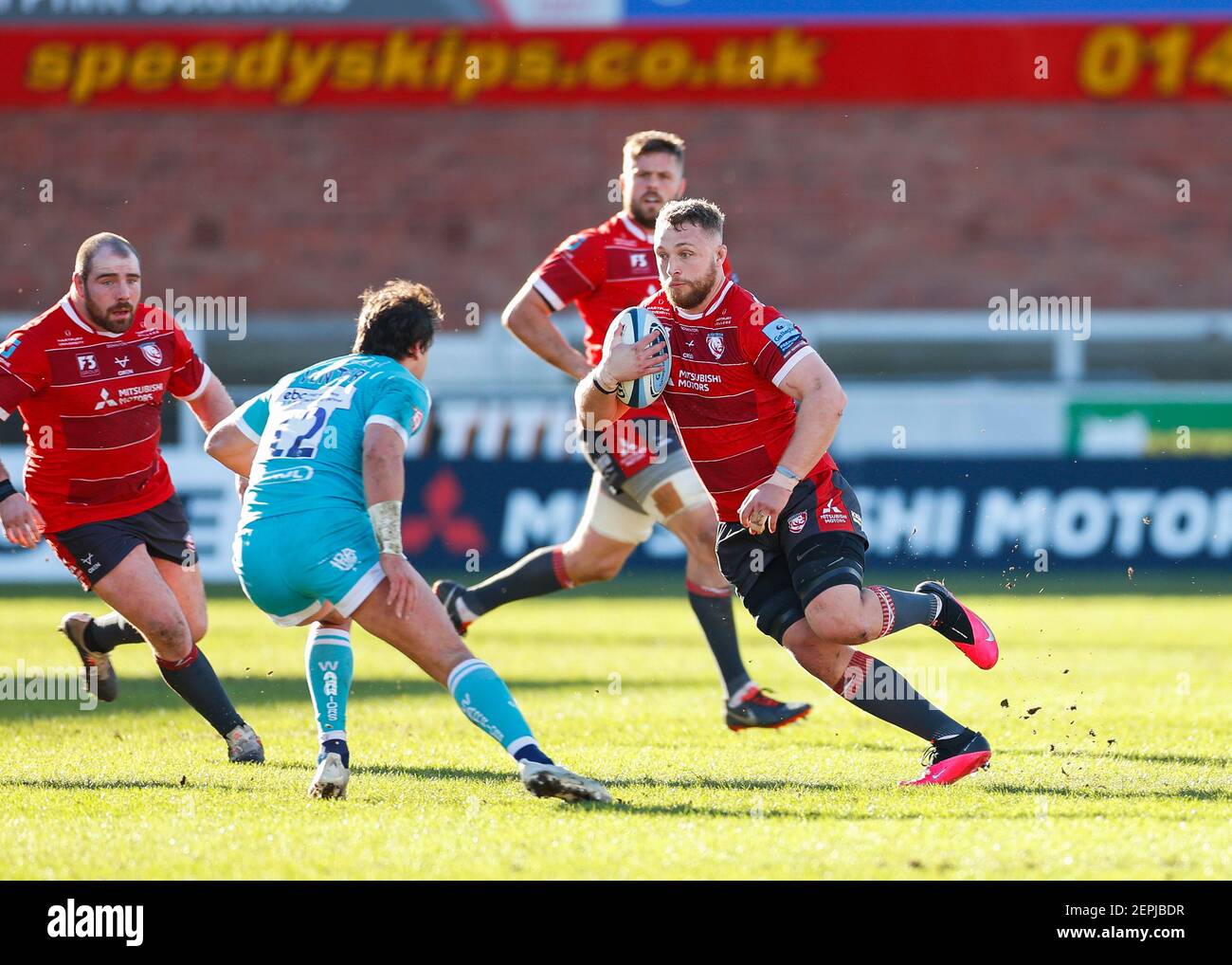 Kingsholm Stadium, Gloucester, Gloucestershire, UK. 27th Feb, 2021 ...