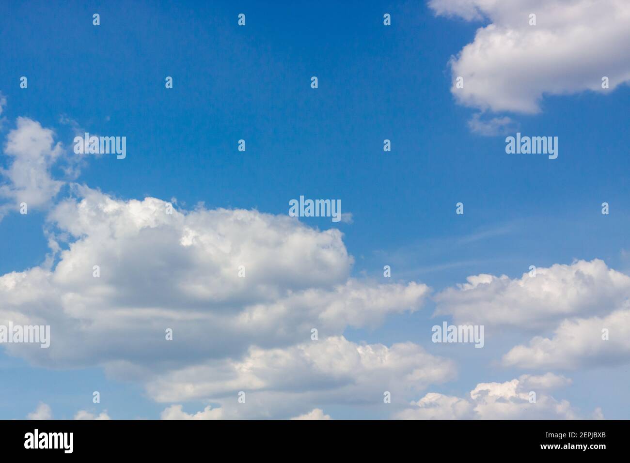 blue sky with clouds background backdrop with clouds Stock Photo - Alamy