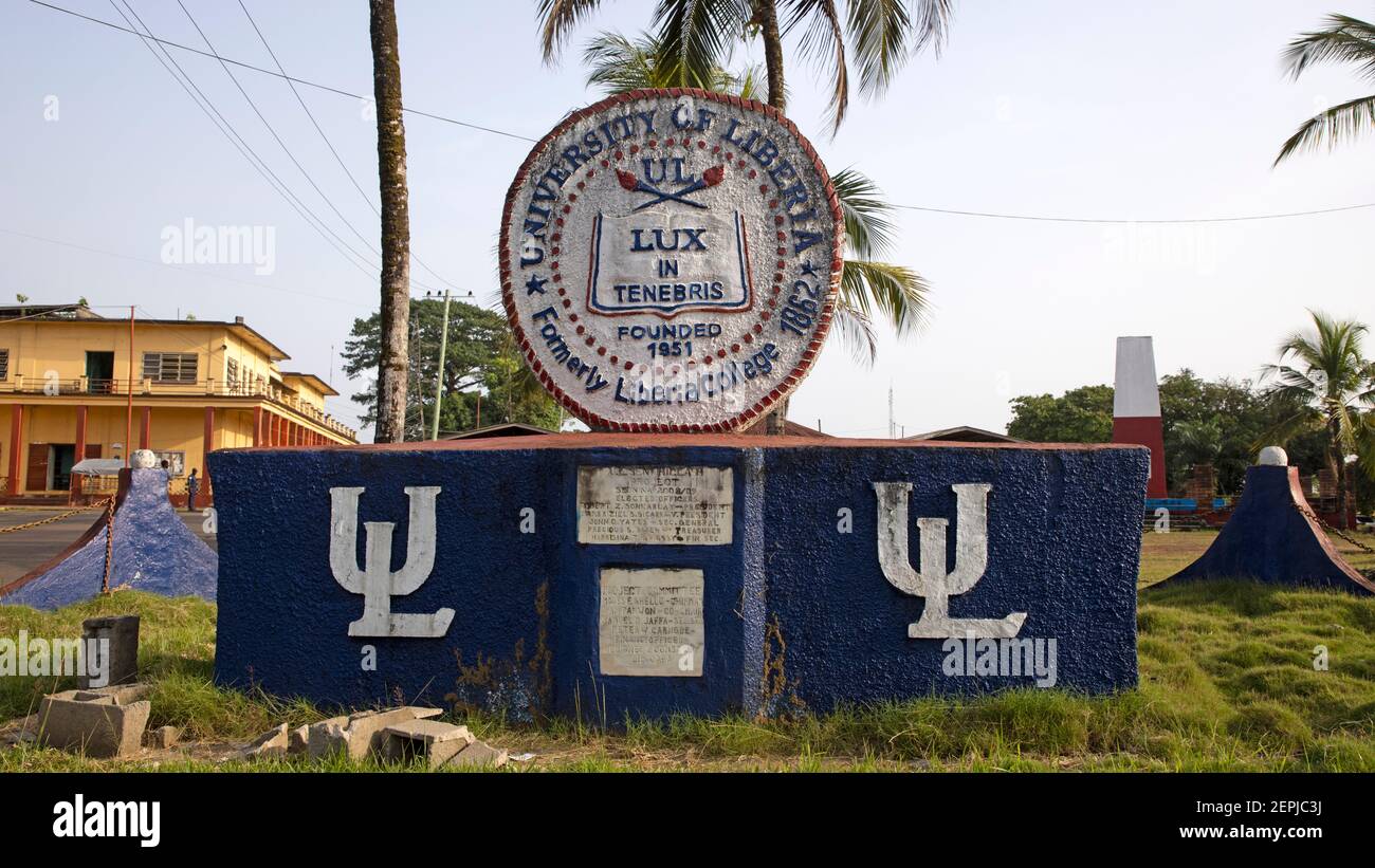 Monrovia, Liberia, Africa. University in city center. Education in ...