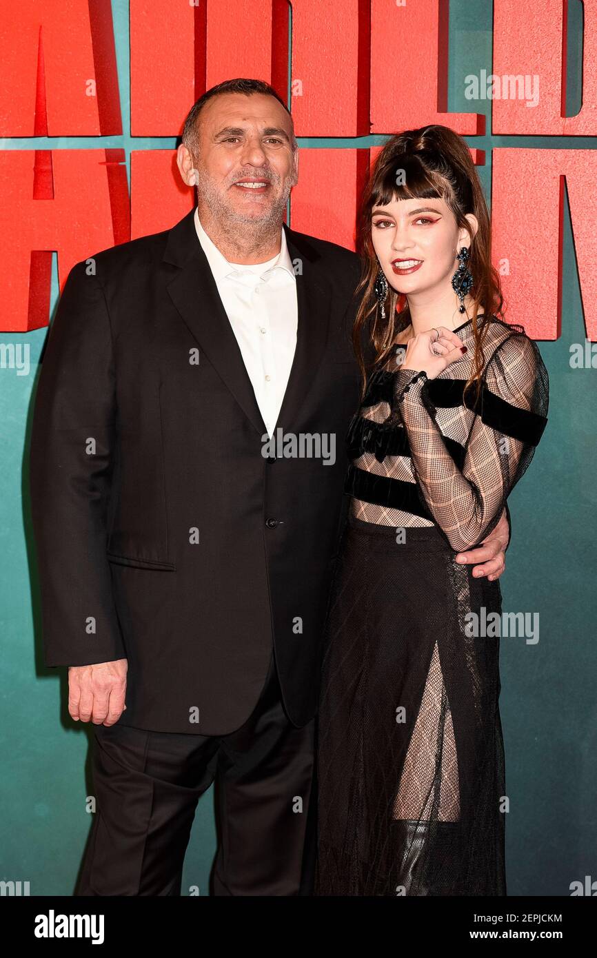 Graham King and guest attend the Tomb Raider European Premiere at the ...
