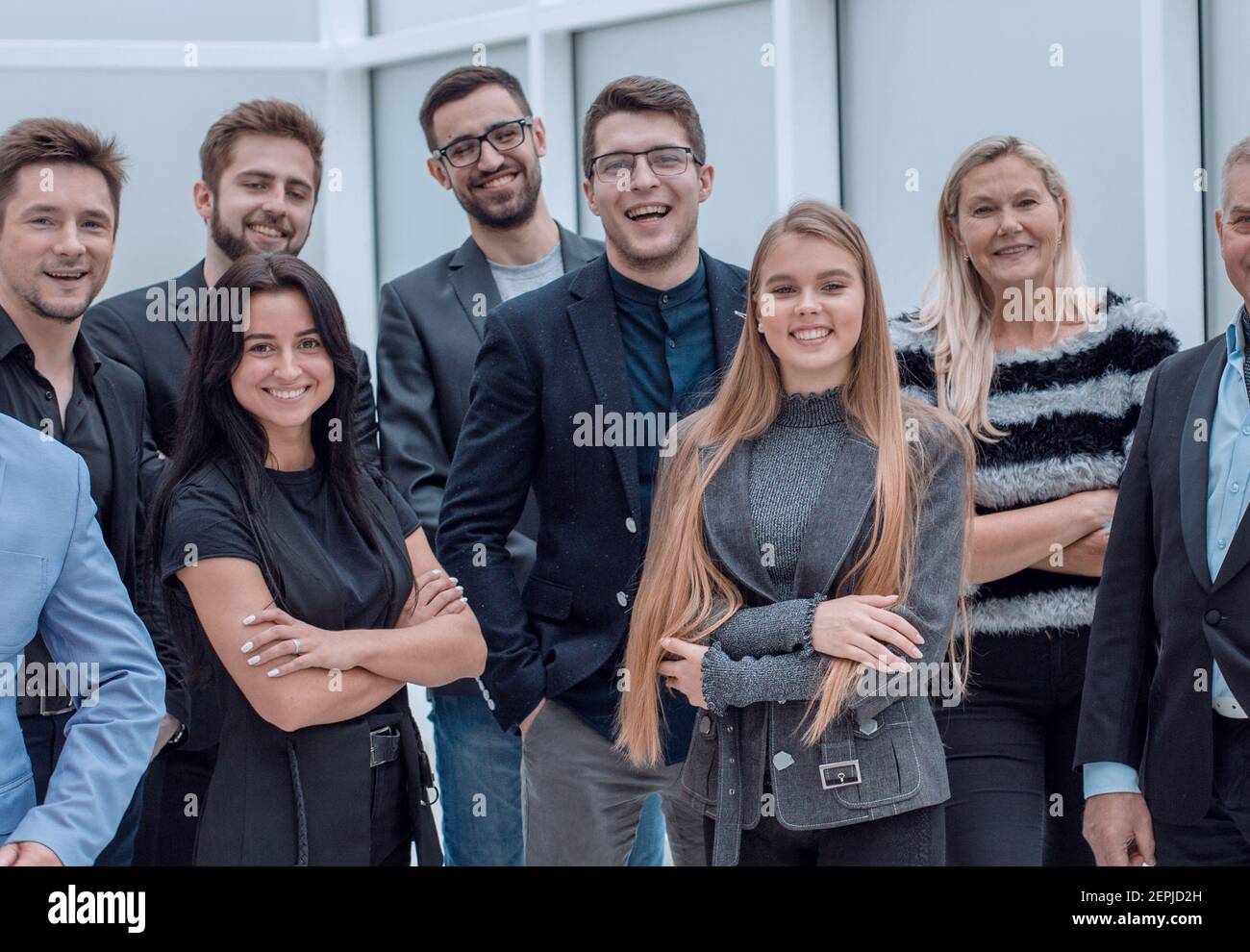 Business team men women taking hi-res stock photography and images - Alamy