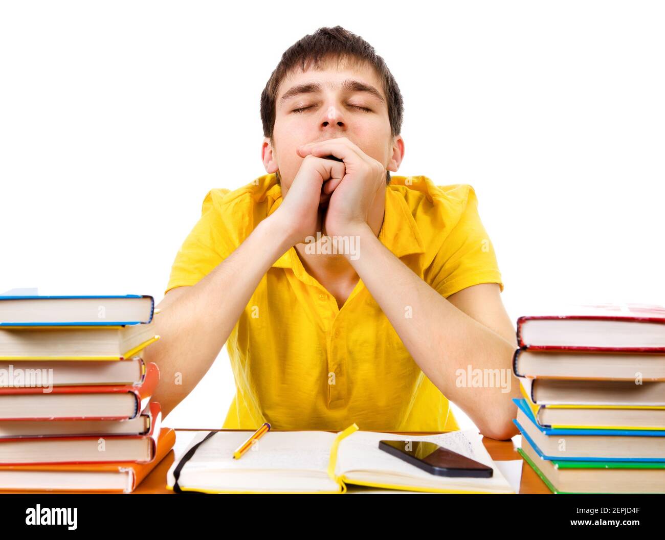 Sleepy student hi-res stock photography and images - Alamy