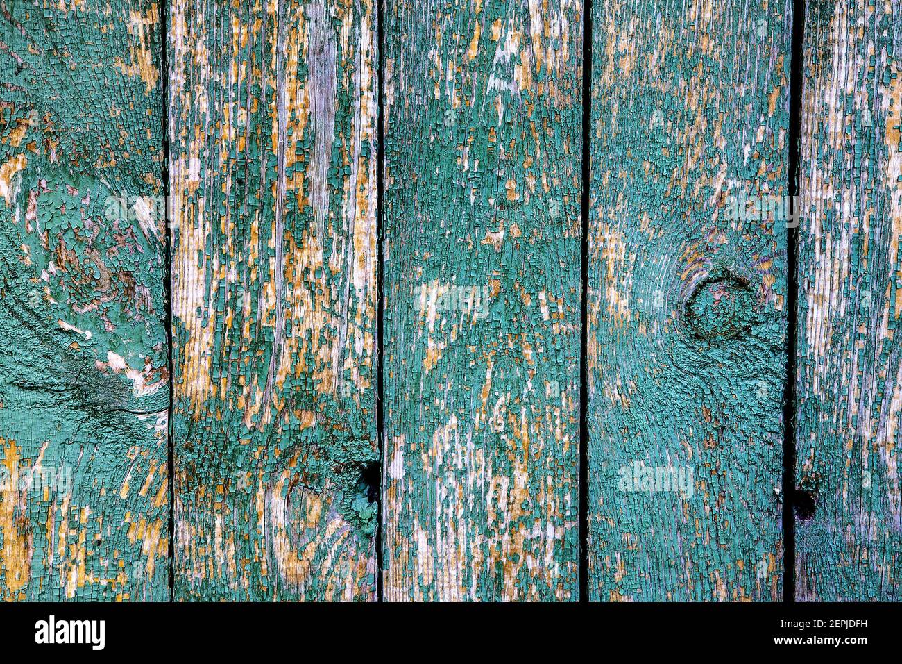 Old Wooden Planks with Weathered Green Paint Stock Photo - Alamy