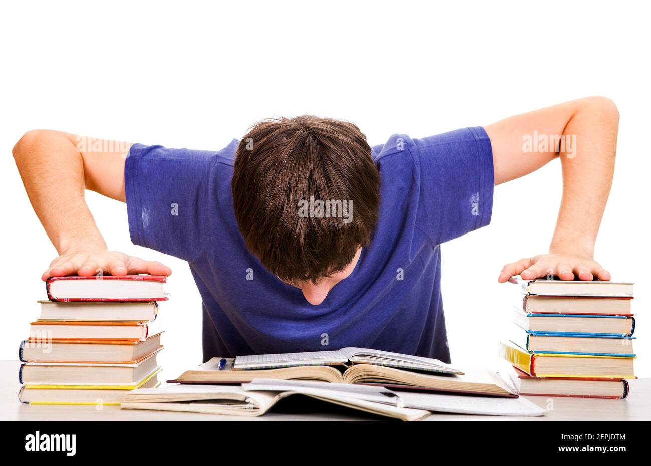 Schoolbooks Table High Resolution Stock Photography and Images - Alamy