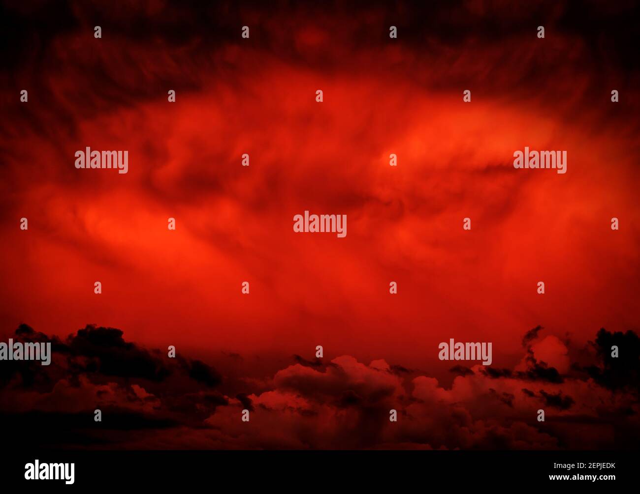 Natural Red Dramatic Clouds Area Background Stock Photo - Alamy