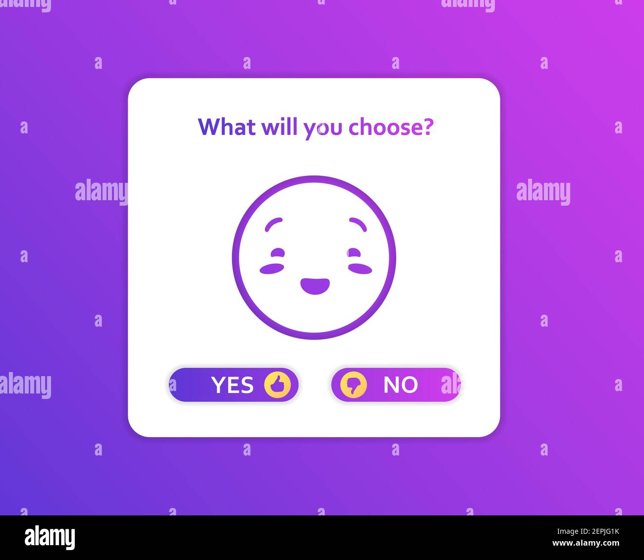 What will you choose. Quick wits test with smiling emoticon test exam ...