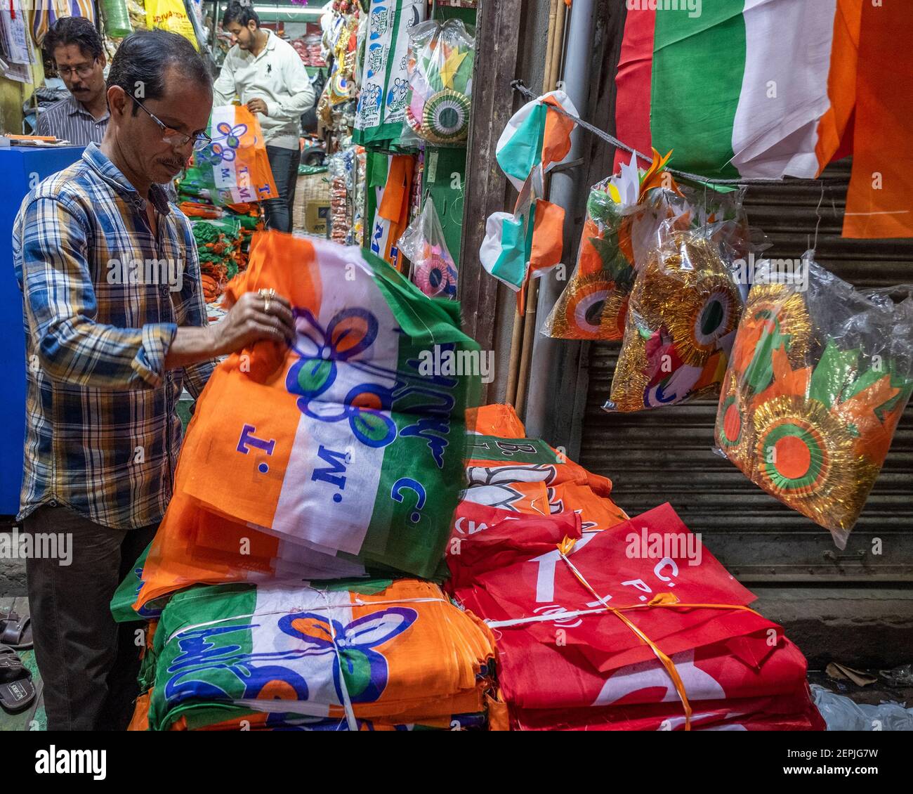 Political flags hi-res stock photography and images - Alamy