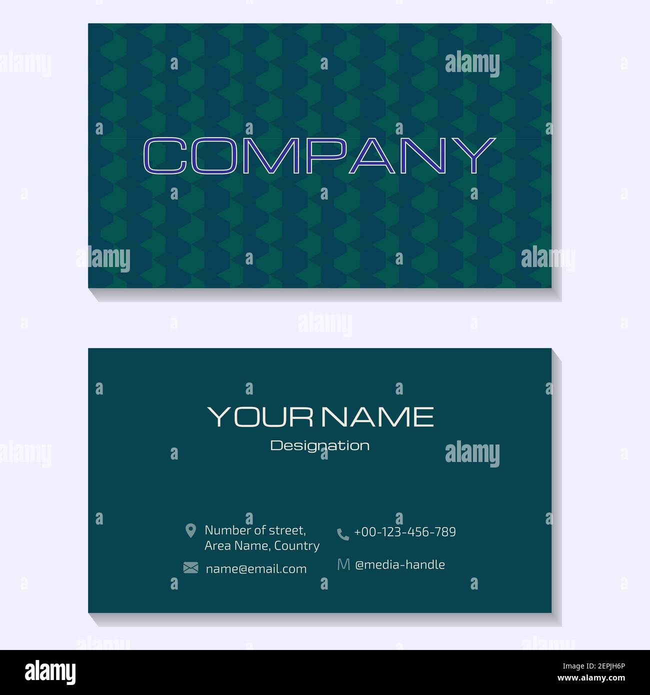 Visiting card design vector hi-res stock photography and images - Alamy