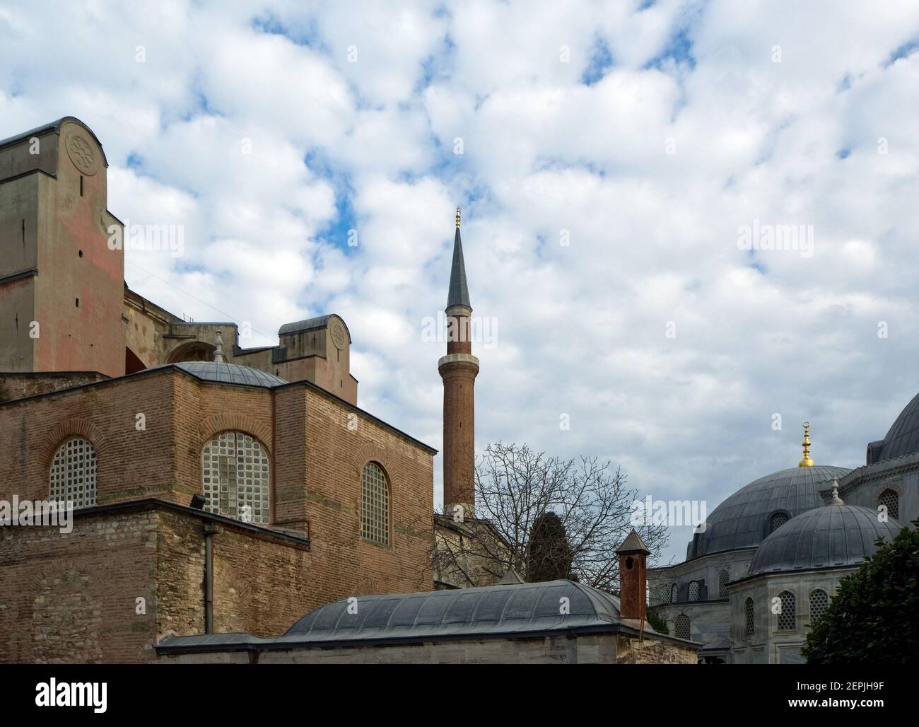 Hagia Sophia, the monument most famous of Istanbul - Turkey Stock Photo ...